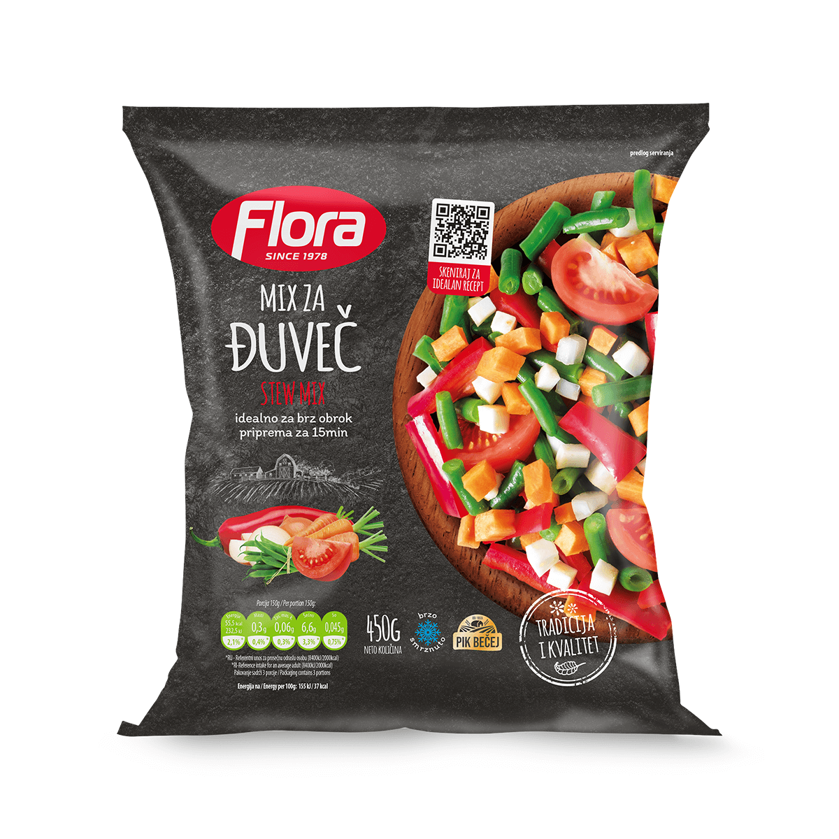 Smrznuto povrće - Flora Foods