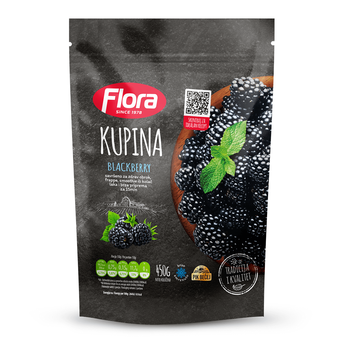 Smrznuto voće - Flora Foods