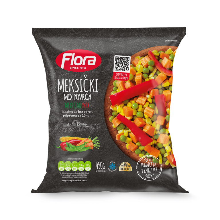 Smrznuto povrće - Flora Foods