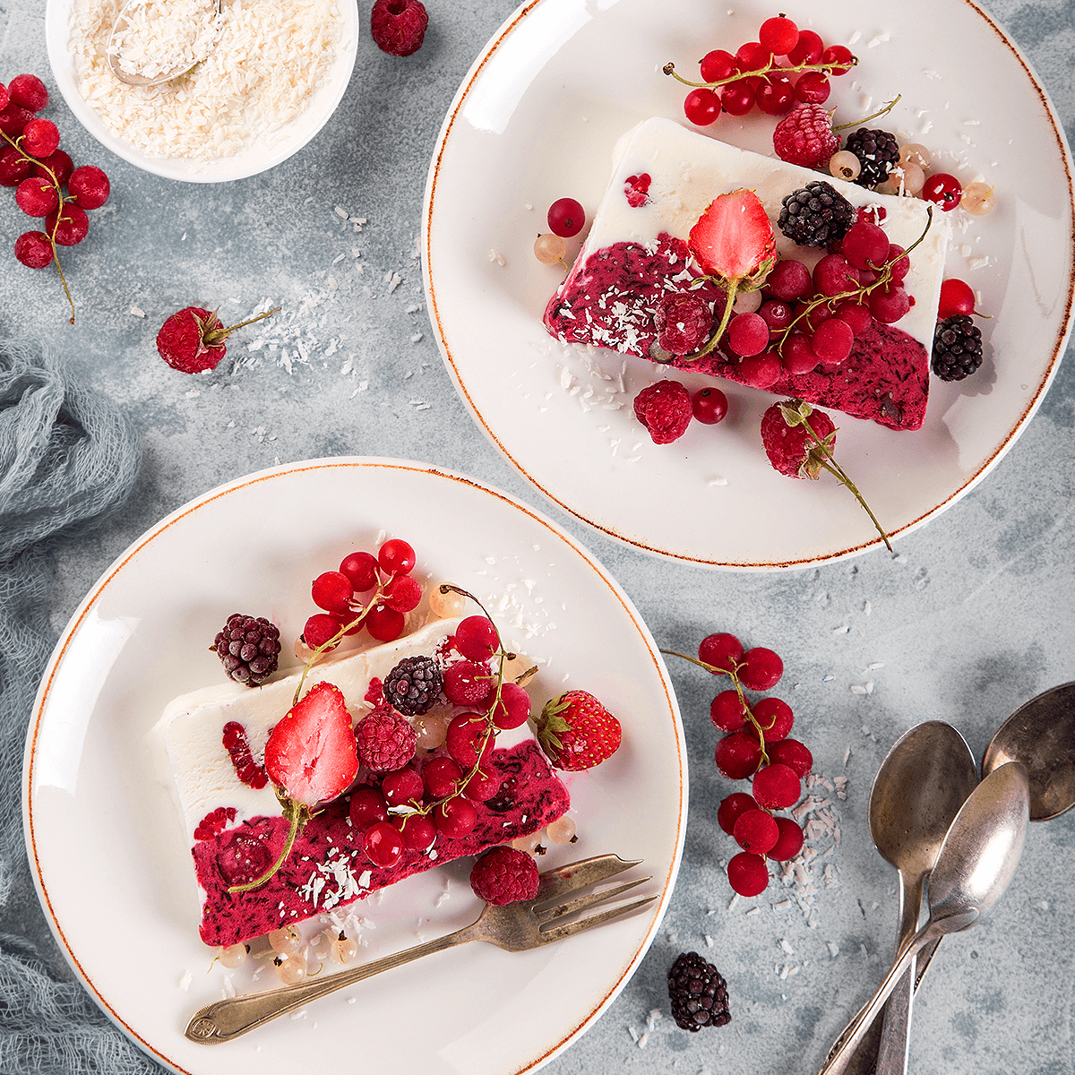 Desert sa malinama i grizom - Flora Foods