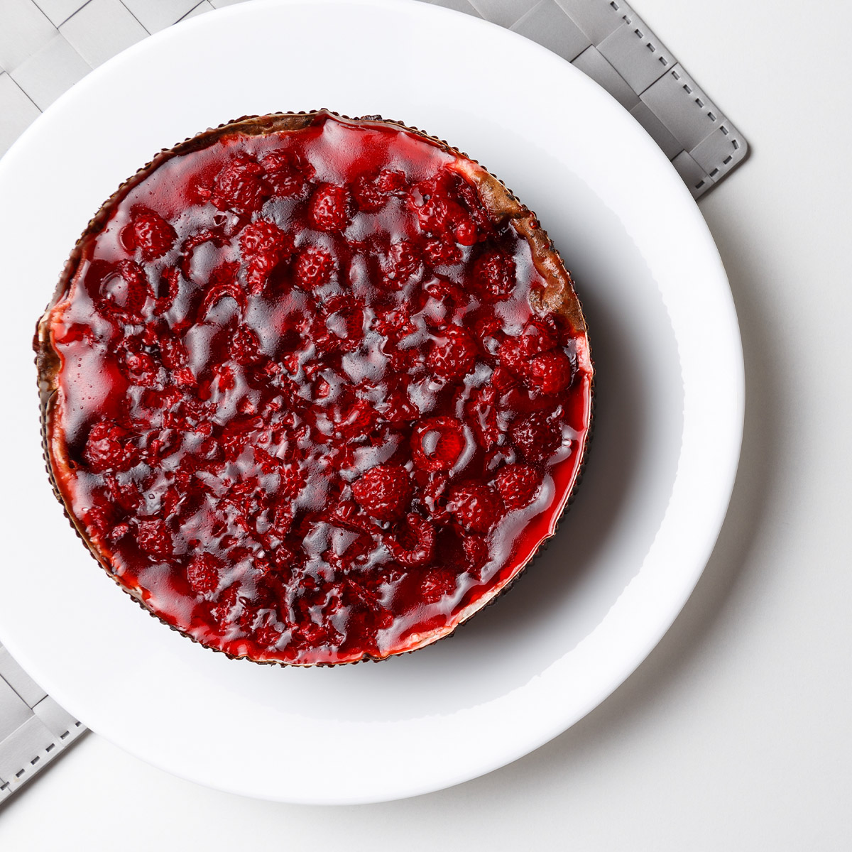 Zdrava malina torta - Flora Foods