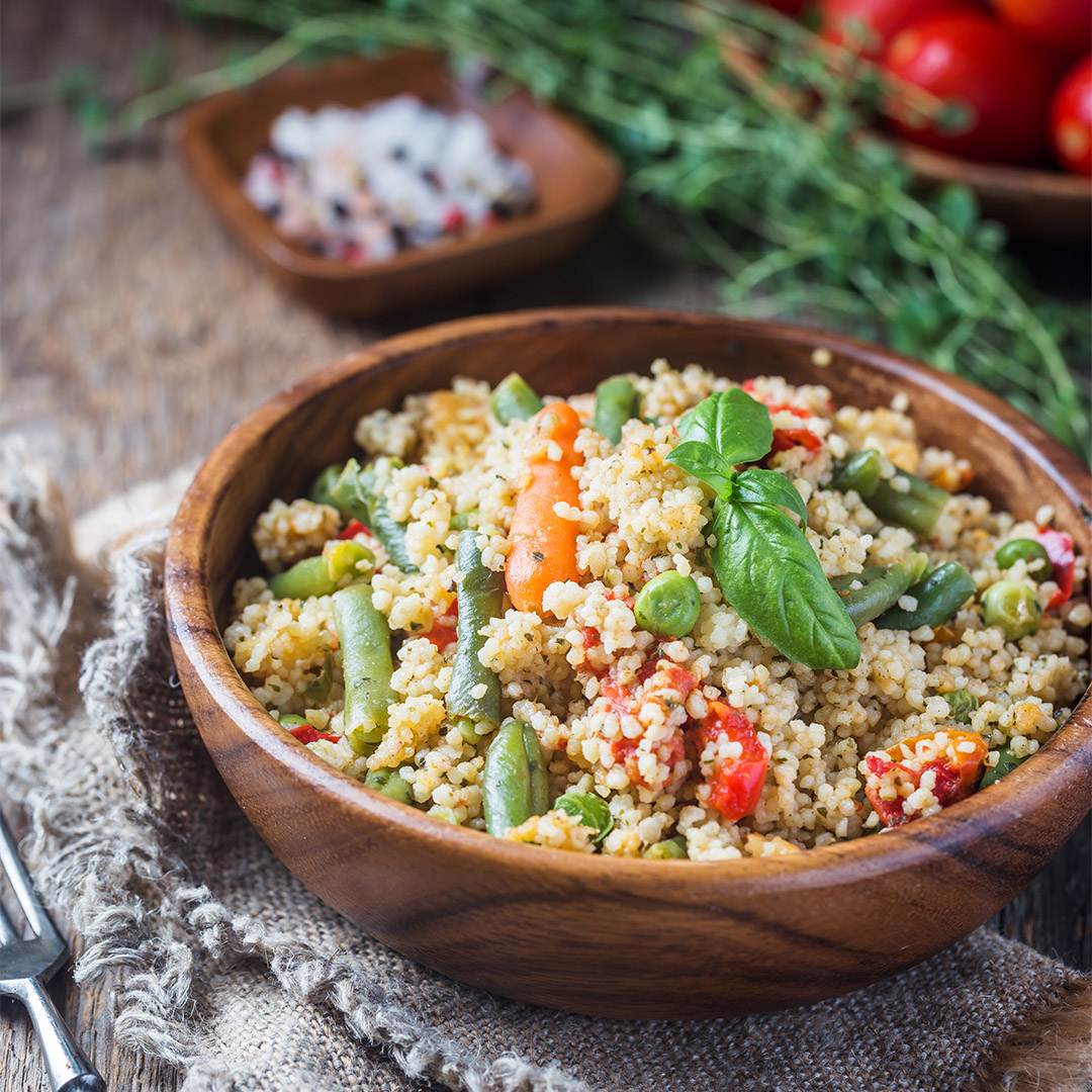 Kus kus sa zelenom boranijom - Flora Foods